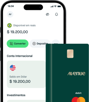 Avenue chegou a hora de fazer sua vida evoluir, em dólar.